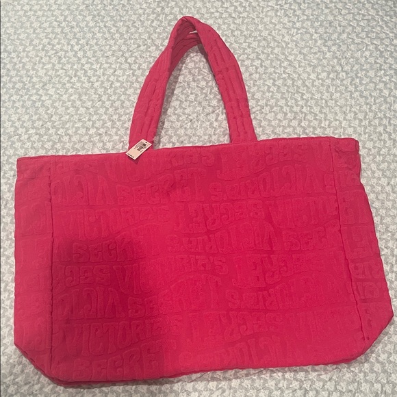 Victoria's Secret | Bags | Victorias Secret Bold Pink Tote Bag | Poshmark